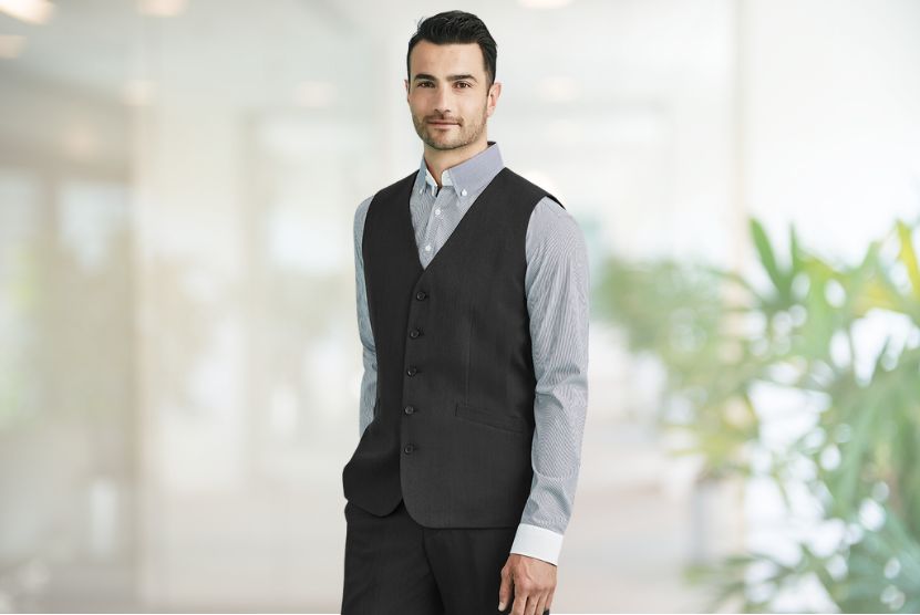 Mens Corporate Vests | Mens Corporate Wear | Cubic Uniforms