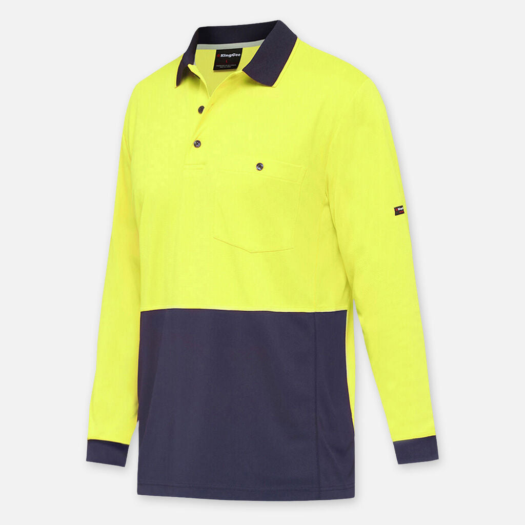 KingGee Workcool Hyperfreeze Hi-Vis Polo Shirts | Cubic Uniforms